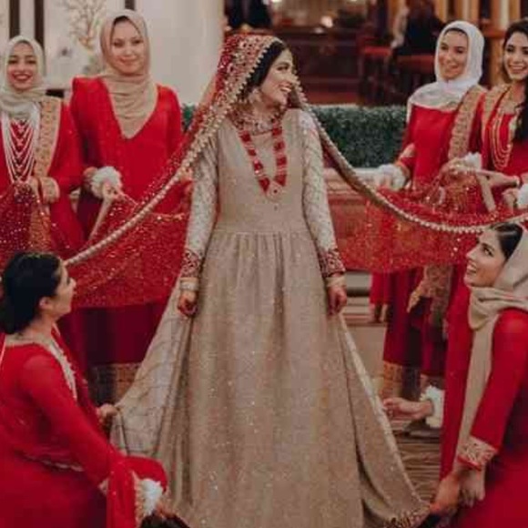 Bollywood | Accessories | Bridal Nikah Wedding Duppatta Chuni Veil In ...